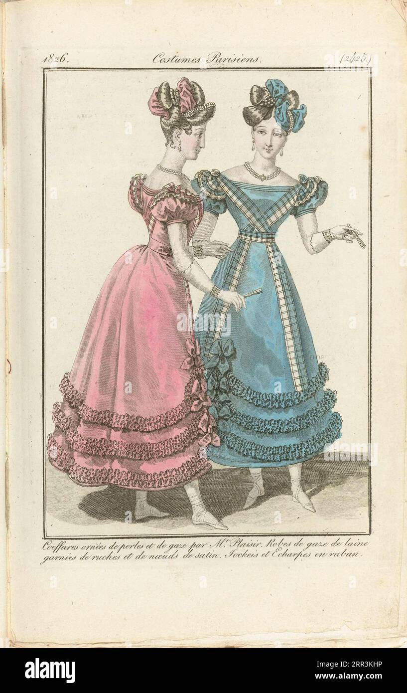 Costume parisien 1821 hi-res stock photography and images - Alamy