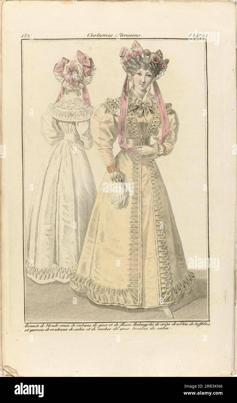 Costume parisien 1821 hi-res stock photography and images - Alamy