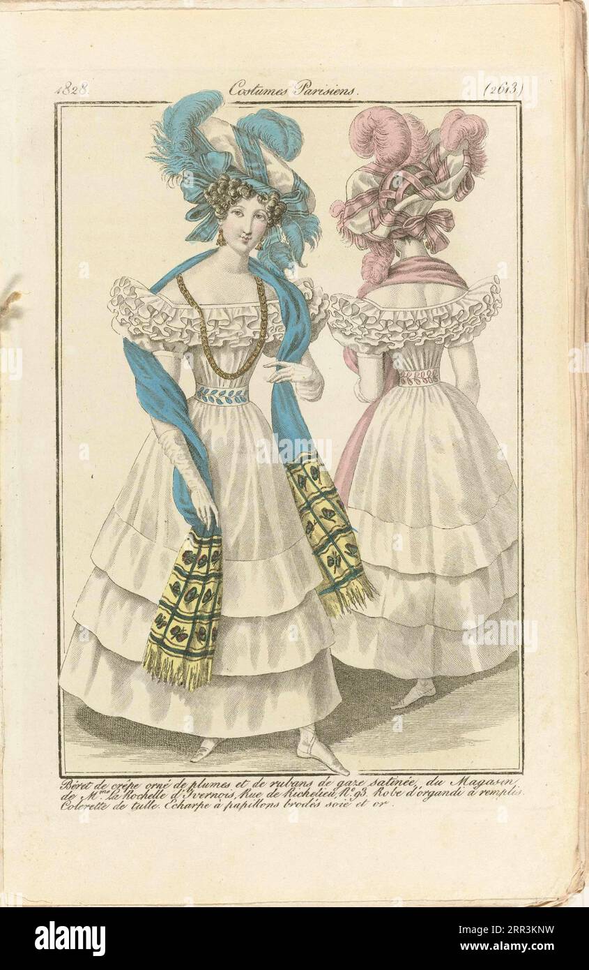 Costume parisien 1821 hi-res stock photography and images - Alamy