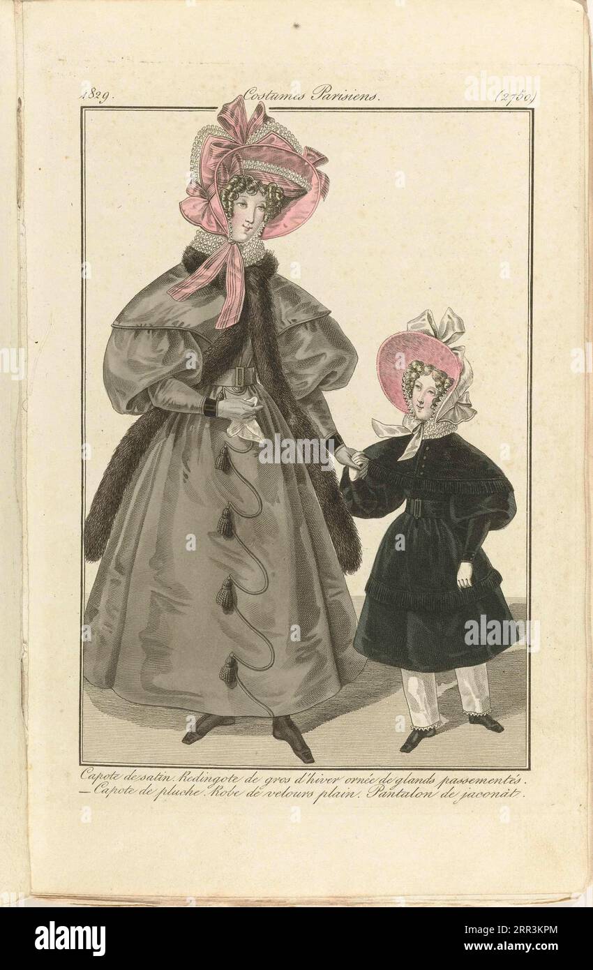 Costume parisien 1821 hi-res stock photography and images - Alamy