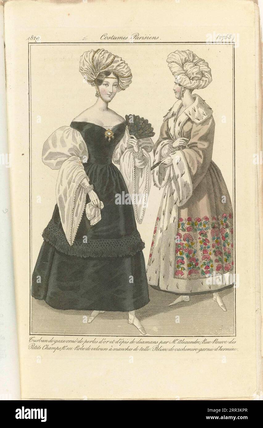 Journal des Dames et des Modes 1821, Costume Parisien (2006 ...