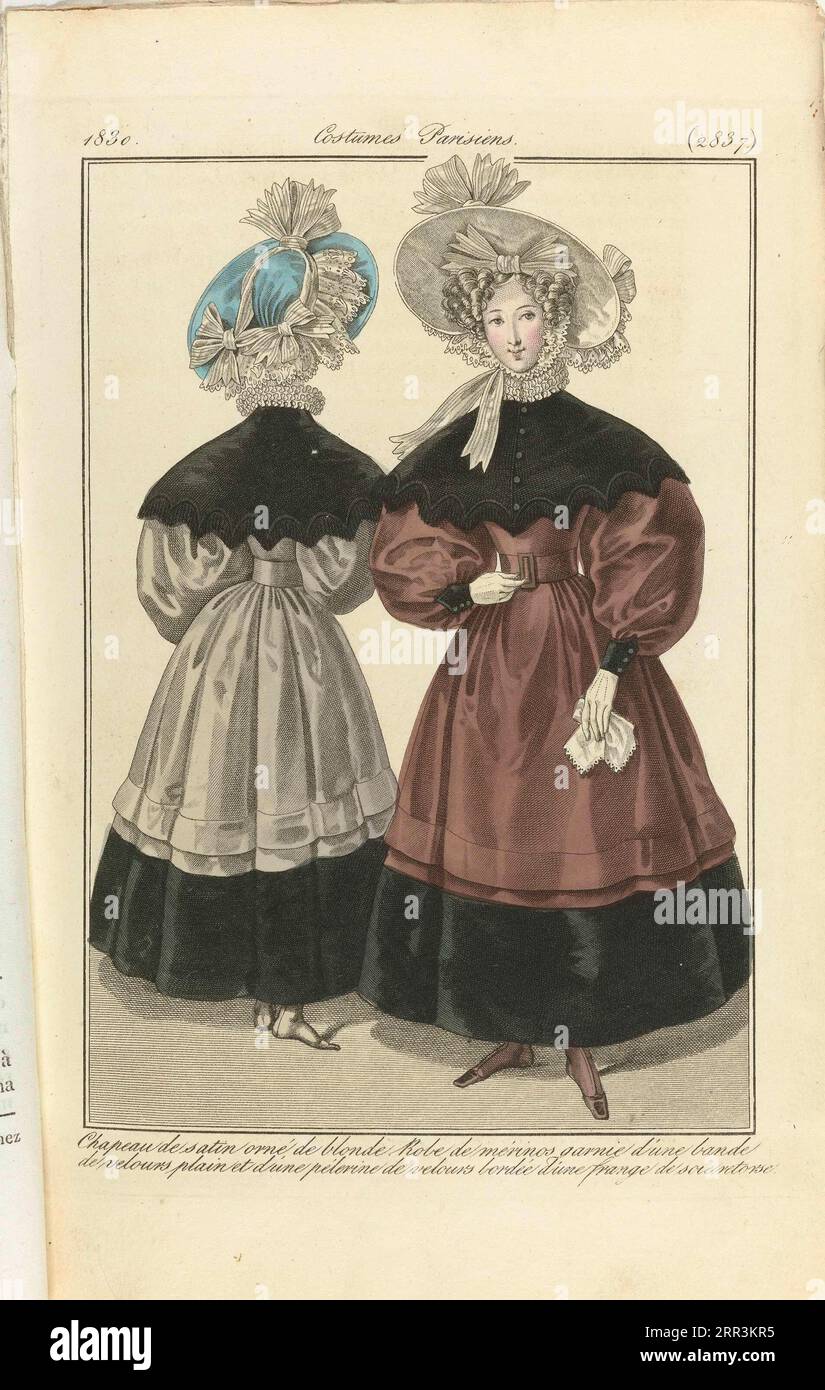 Costume parisien 1821 hi-res stock photography and images - Alamy