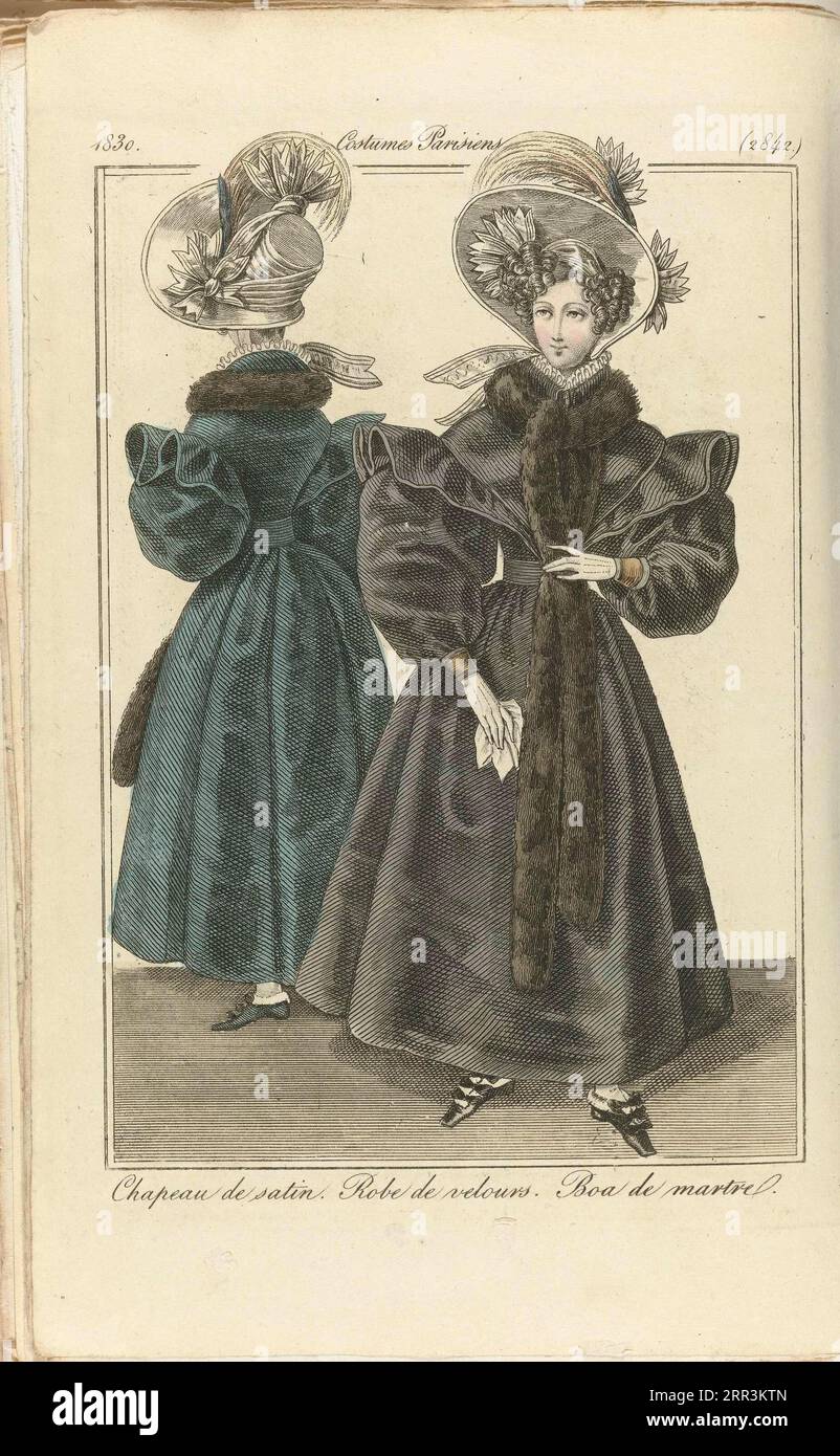 Costume parisien 1821 hi-res stock photography and images - Alamy