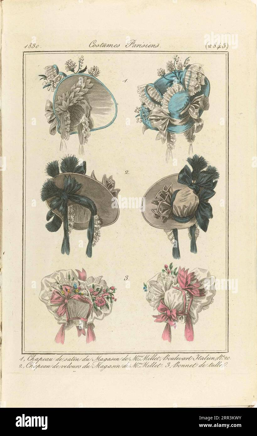 Costume parisien 1821 hi-res stock photography and images - Alamy