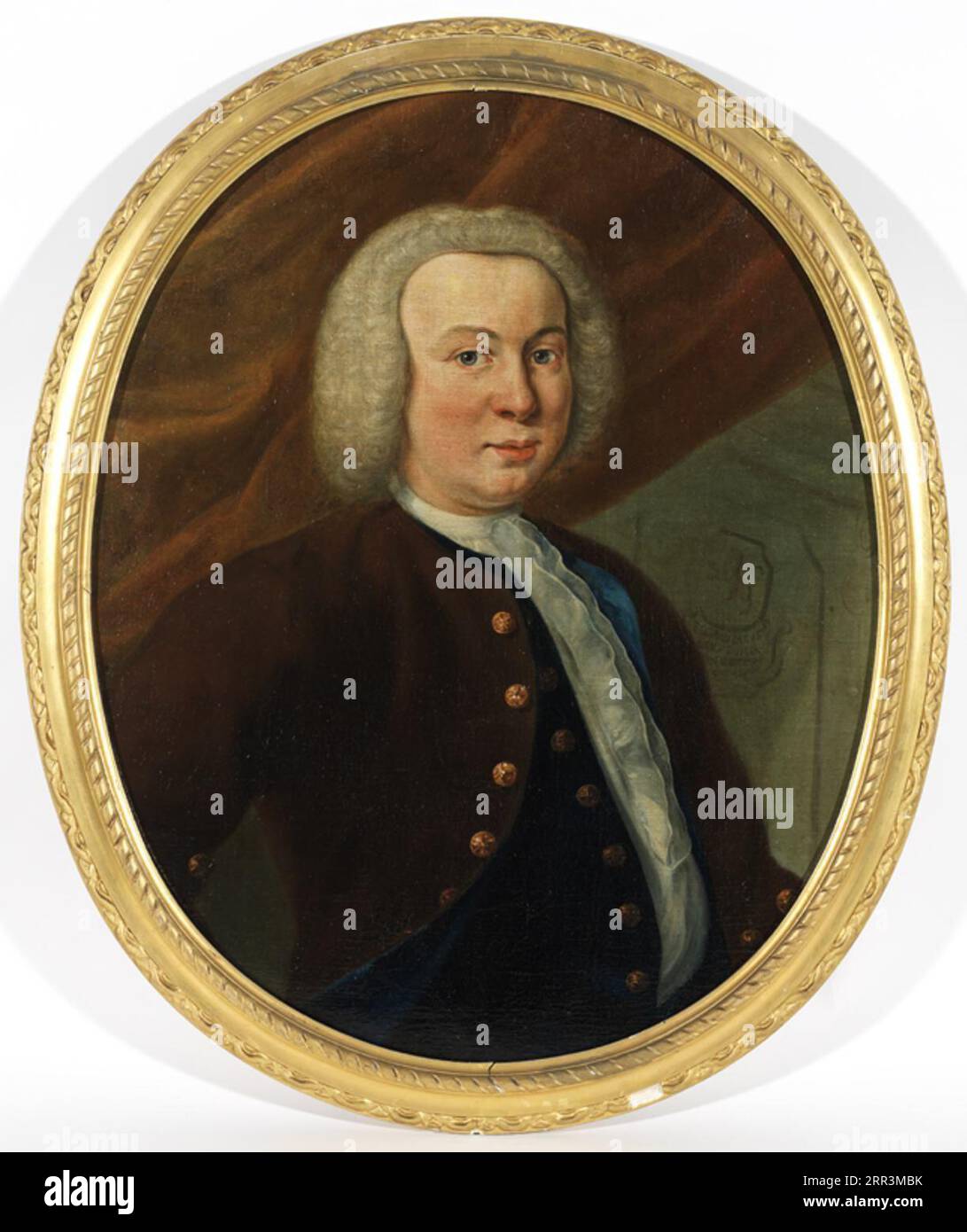 Portrait of Edzard Jacob Lewe van Middelstum 1740 by Johannes Antiquus ...
