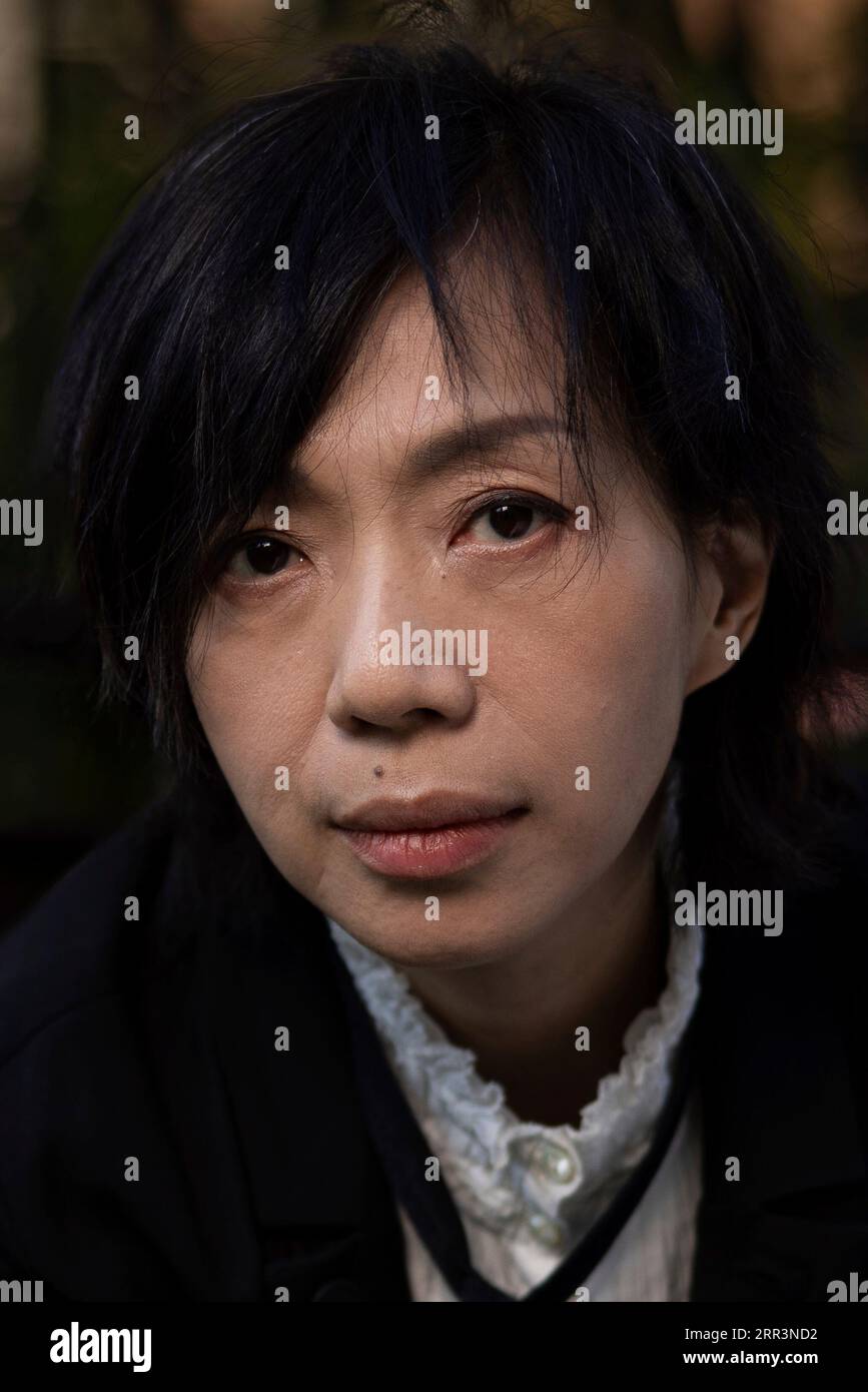 Lin Wanfang poses for portraits to promote the film 'Snow in Midsummer ...