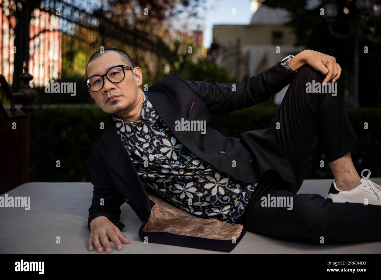 Director Keat Aun Chong poses for portraits to promote the film 'Snow ...