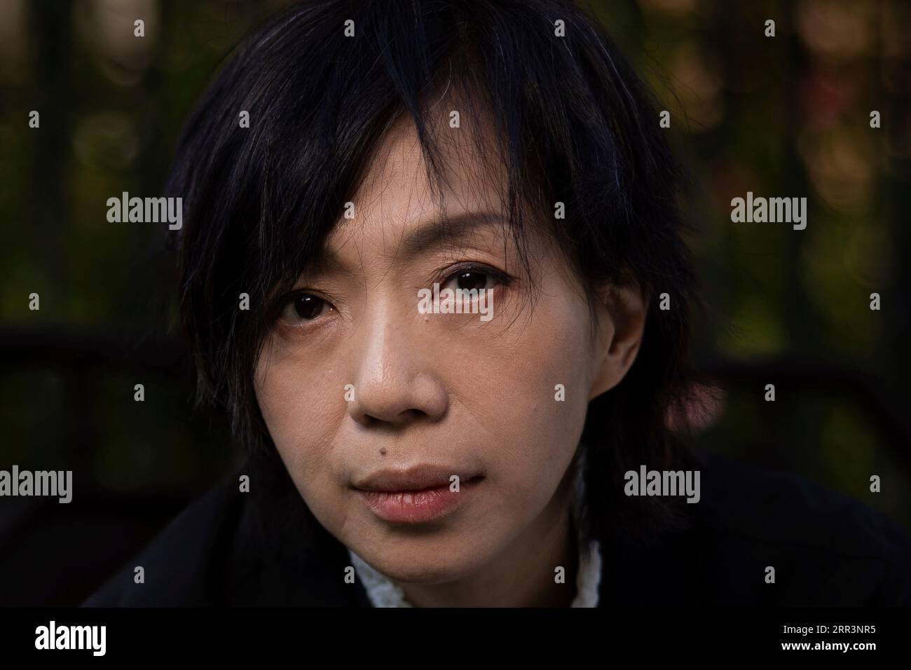 Lin Wanfang poses for portraits to promote the film 'Snow in Midsummer ...