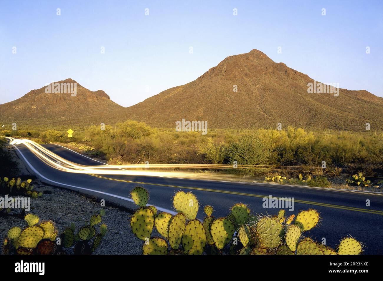 Double exposure of daylight and nightlight on the same sheet of 4x5 ...