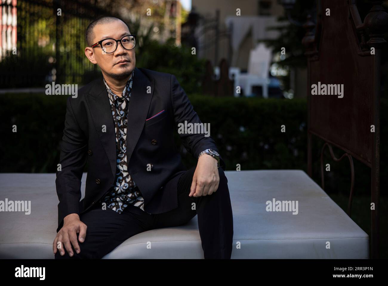 Director Keat Aun Chong poses for portraits to promote the film 'Snow ...