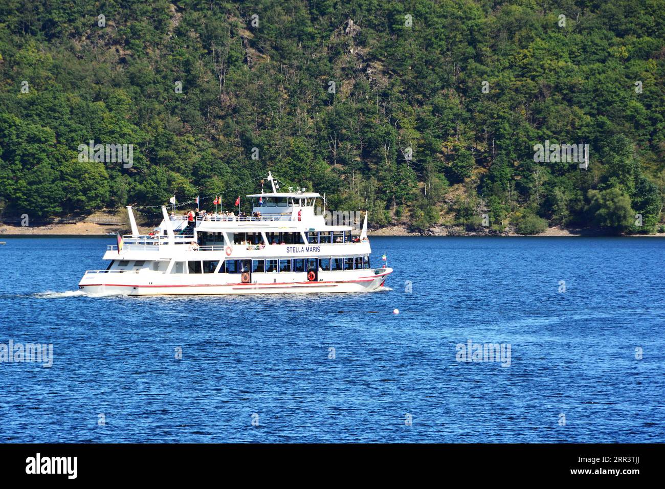 Woffelsbach is the centre of yachting tourism on the Rursee in the ...