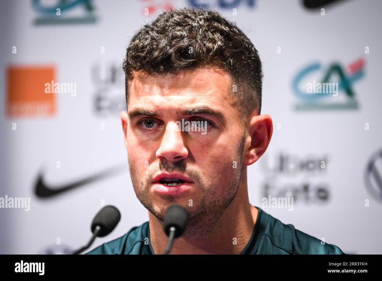 John EGAN of Ireland during the press conference of the Ireland team ...