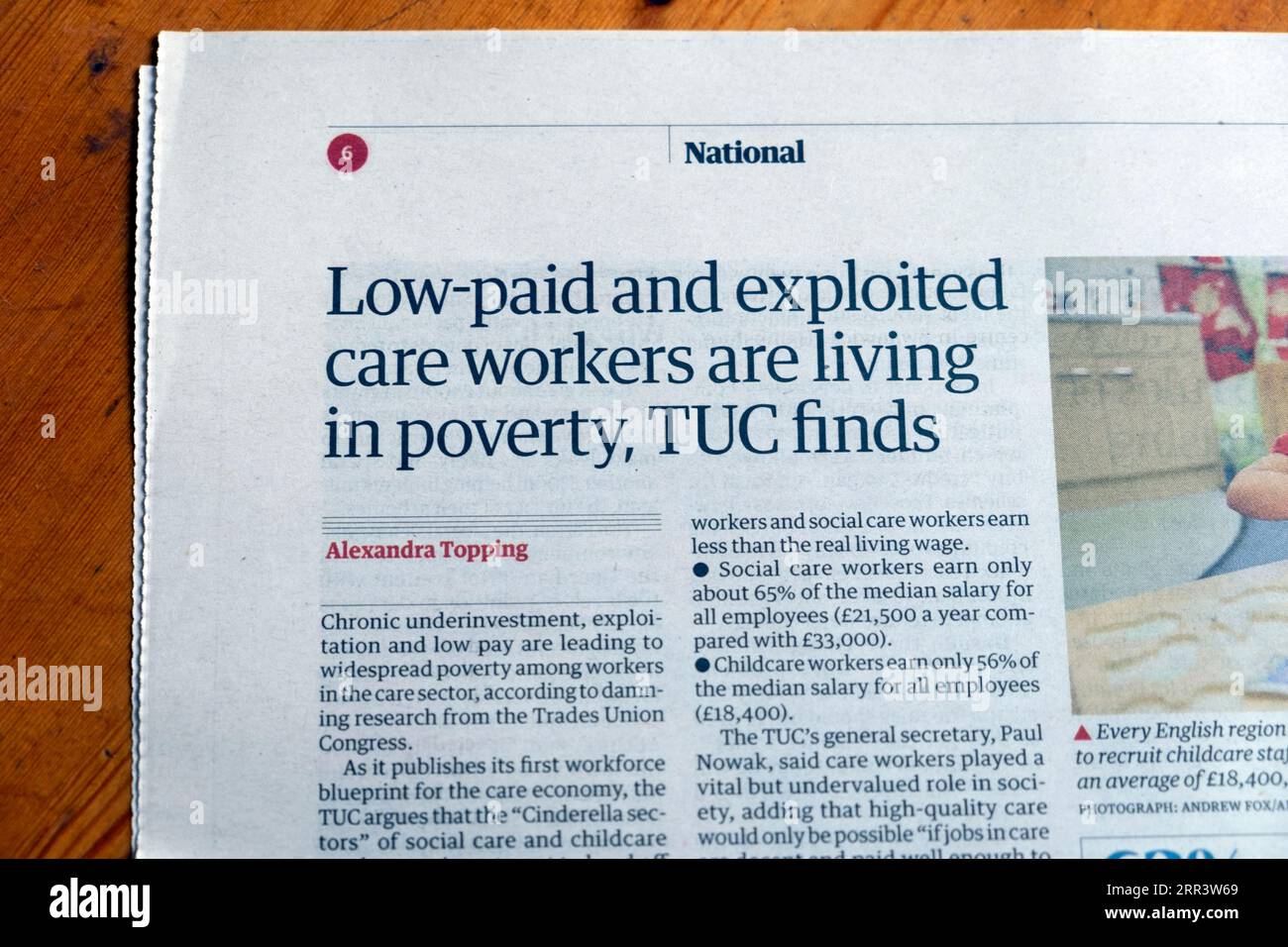 'Low-paid and exploited care workers are living in poverty, TUC finds ...