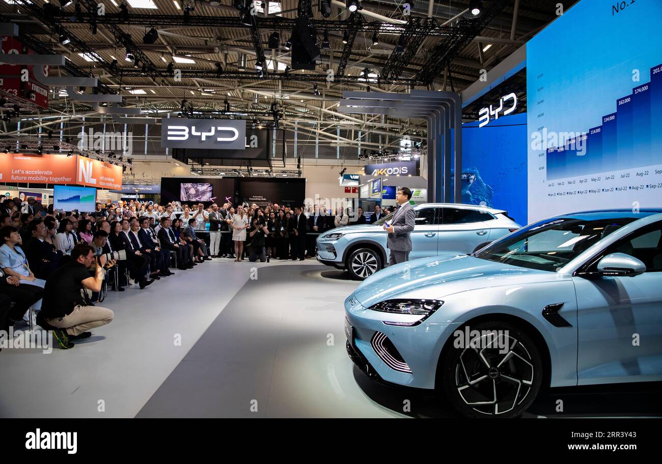 (230906) -- MUNICH, Sept. 6, 2023 (Xinhua) -- This photo shows a ...