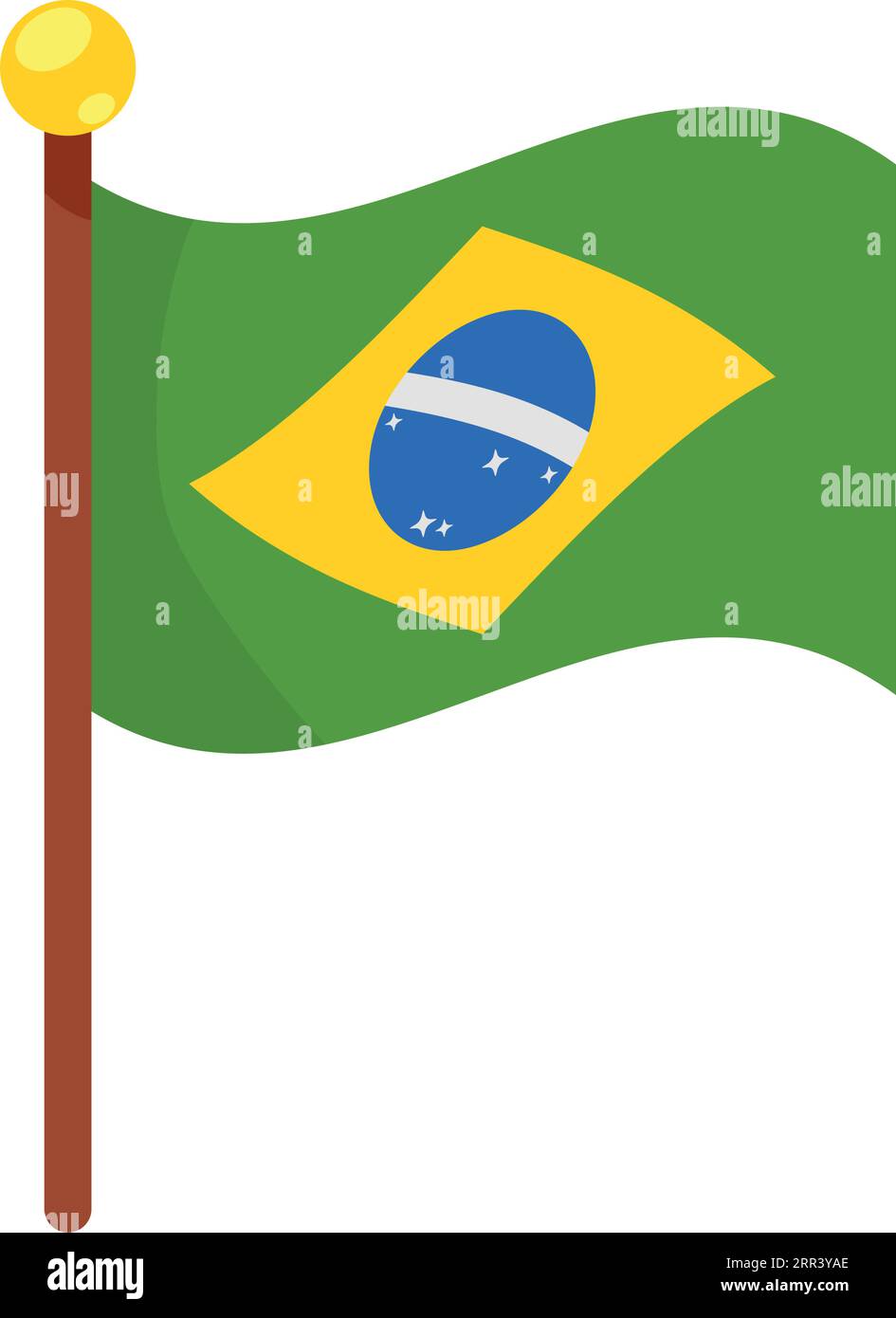 brazil day celebration national flag icon Stock Vector Image & Art - Alamy