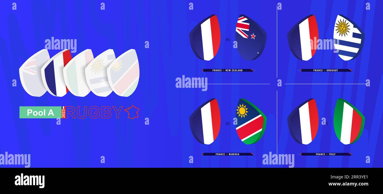 France rugby world cup 2023 uruguay Stock Vector Images - Alamy