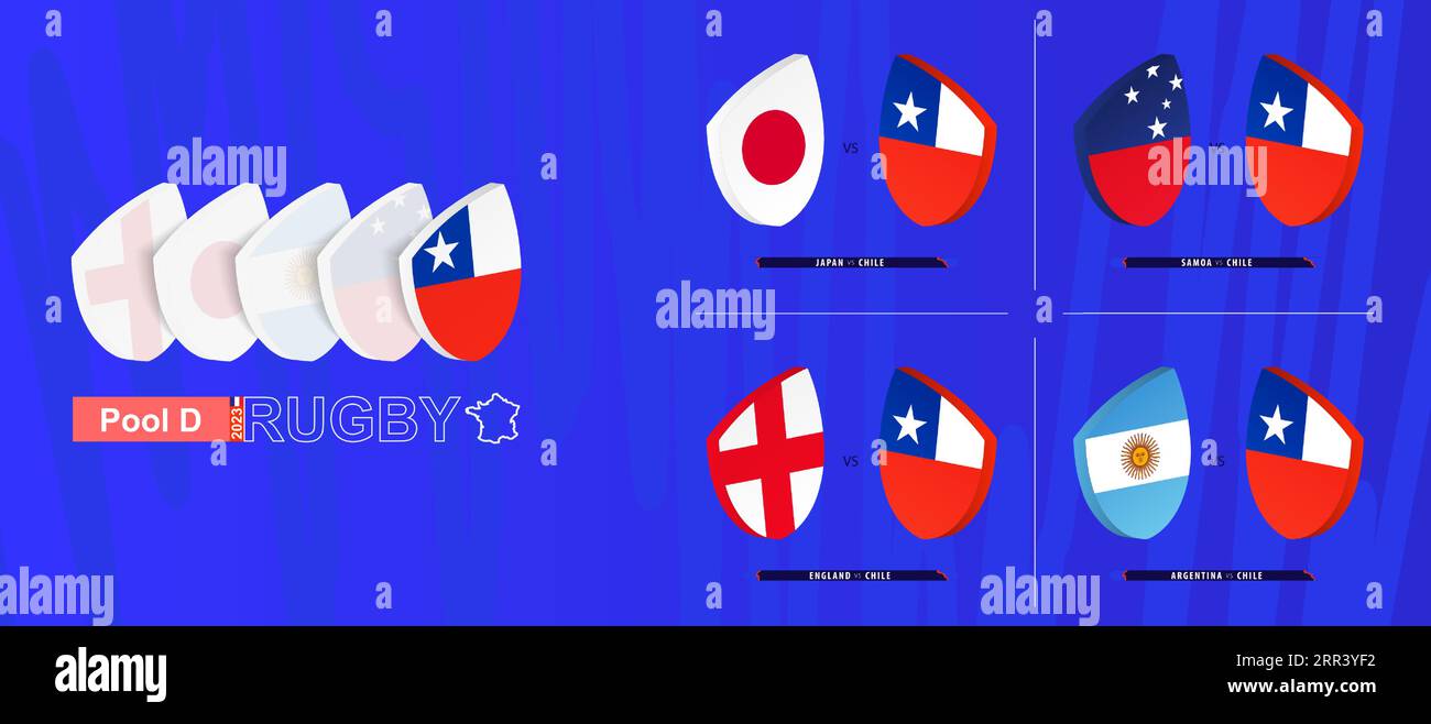 Rugby team of Chile all matches icon in pool A of international rugby ...