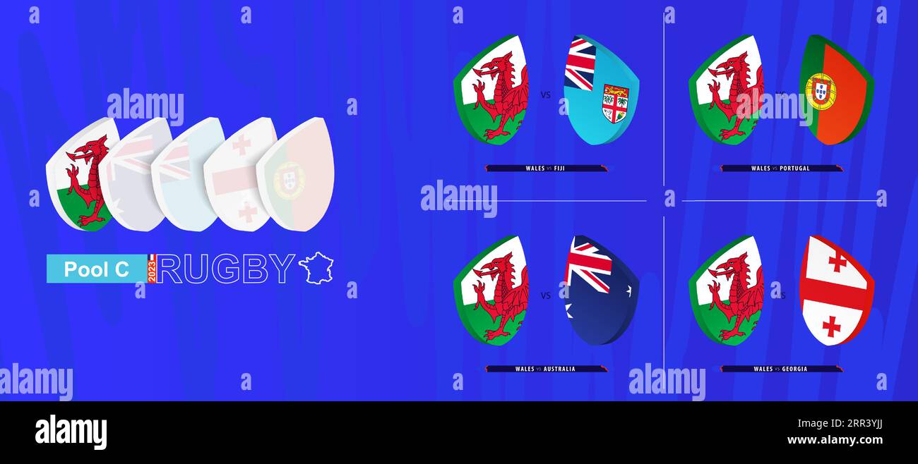 International rugby wales Stock Vector Images - Alamy