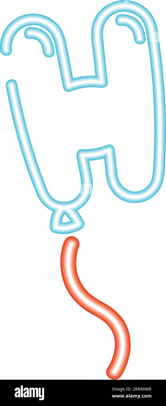 Helium neon balloon illuminated hi-res stock photography and images - Alamy