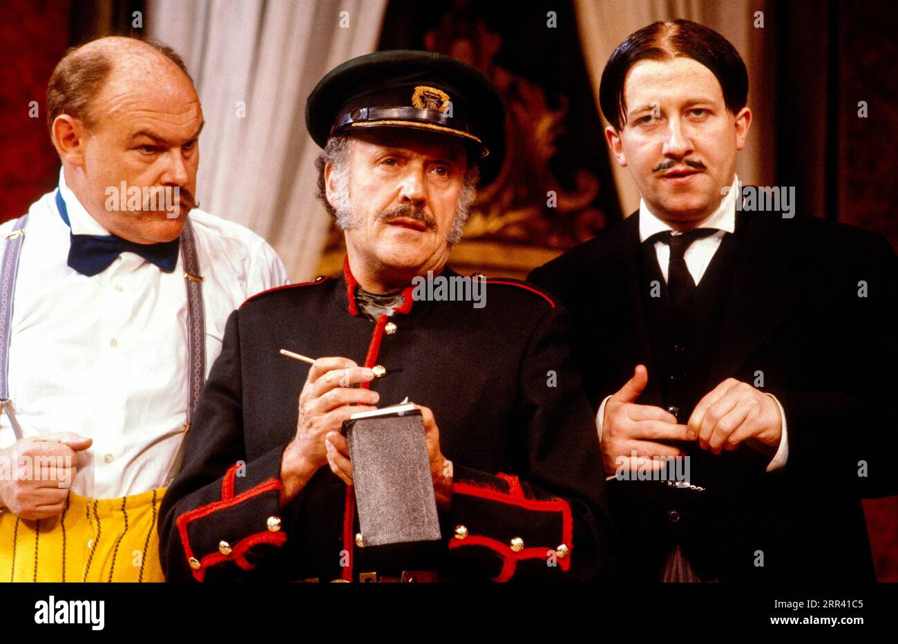 l-r: Timothy West (Charlie Mucklebrass), Derek Smith (Chief of Police ...