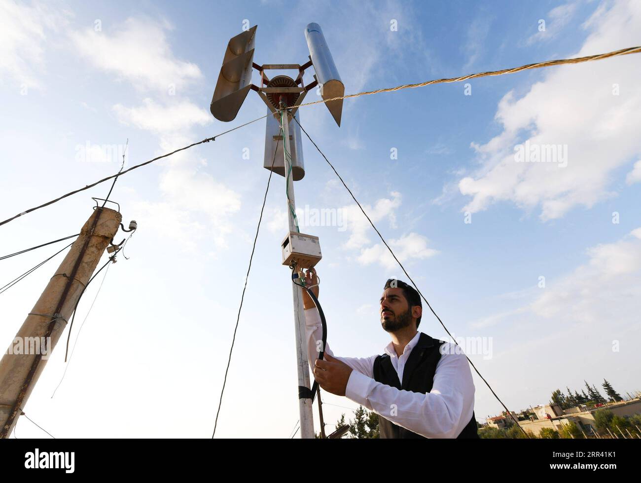 201116 -- SWEIDA SYRIA, Nov. 16, 2020 -- Diaa Abdullah, a 31-year-old ...