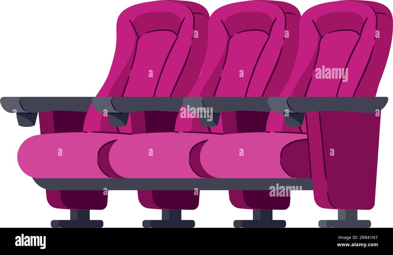 Cinema seats icon Cut Out Stock Images & Pictures - Alamy