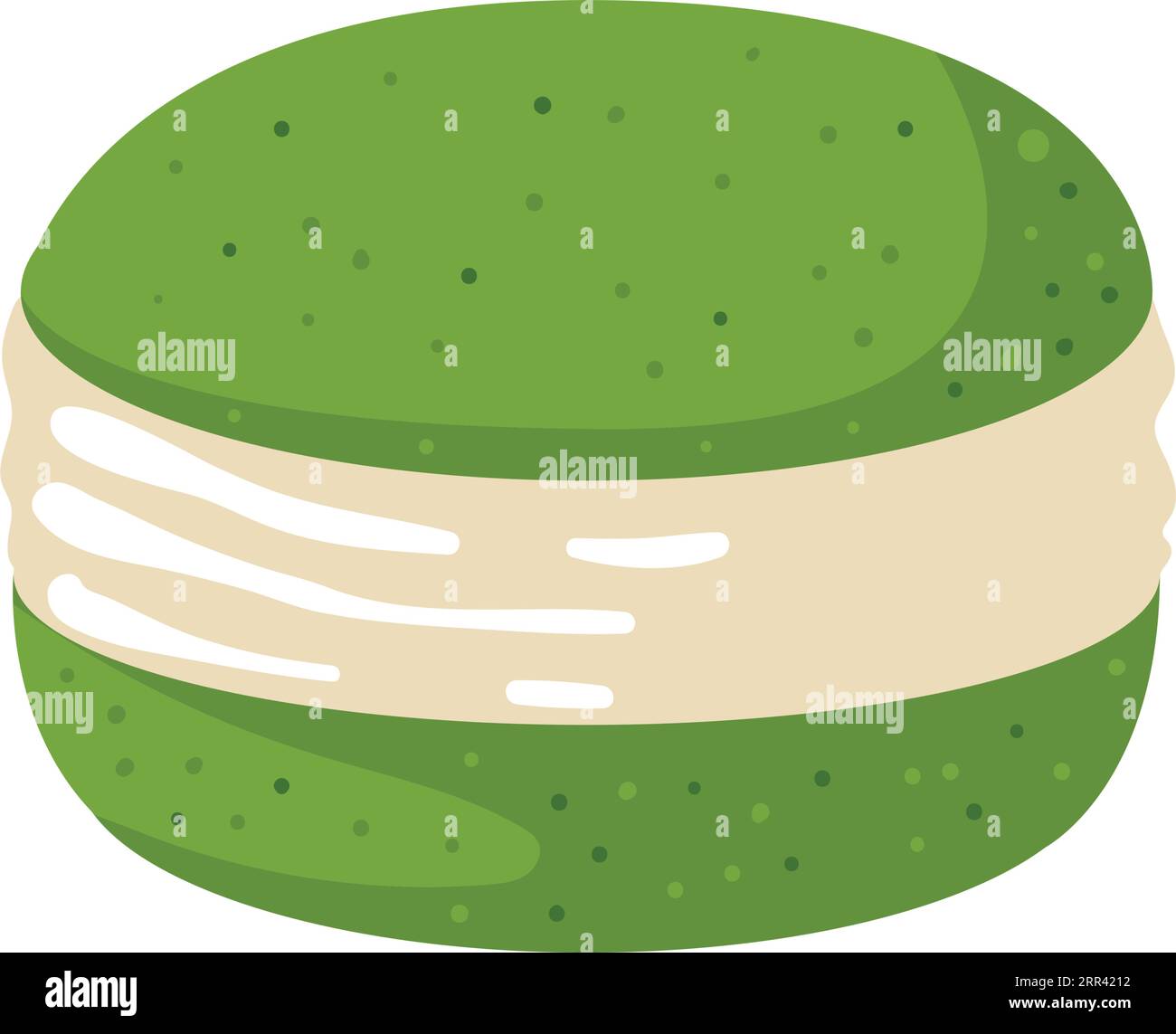 matcha tea cookie icon Stock Vector Image & Art - Alamy