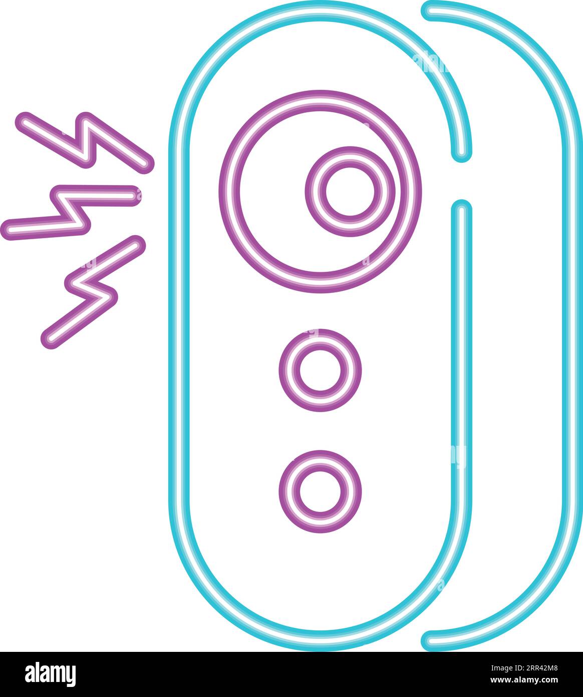 speaker music neon icon Stock Vector Image & Art - Alamy