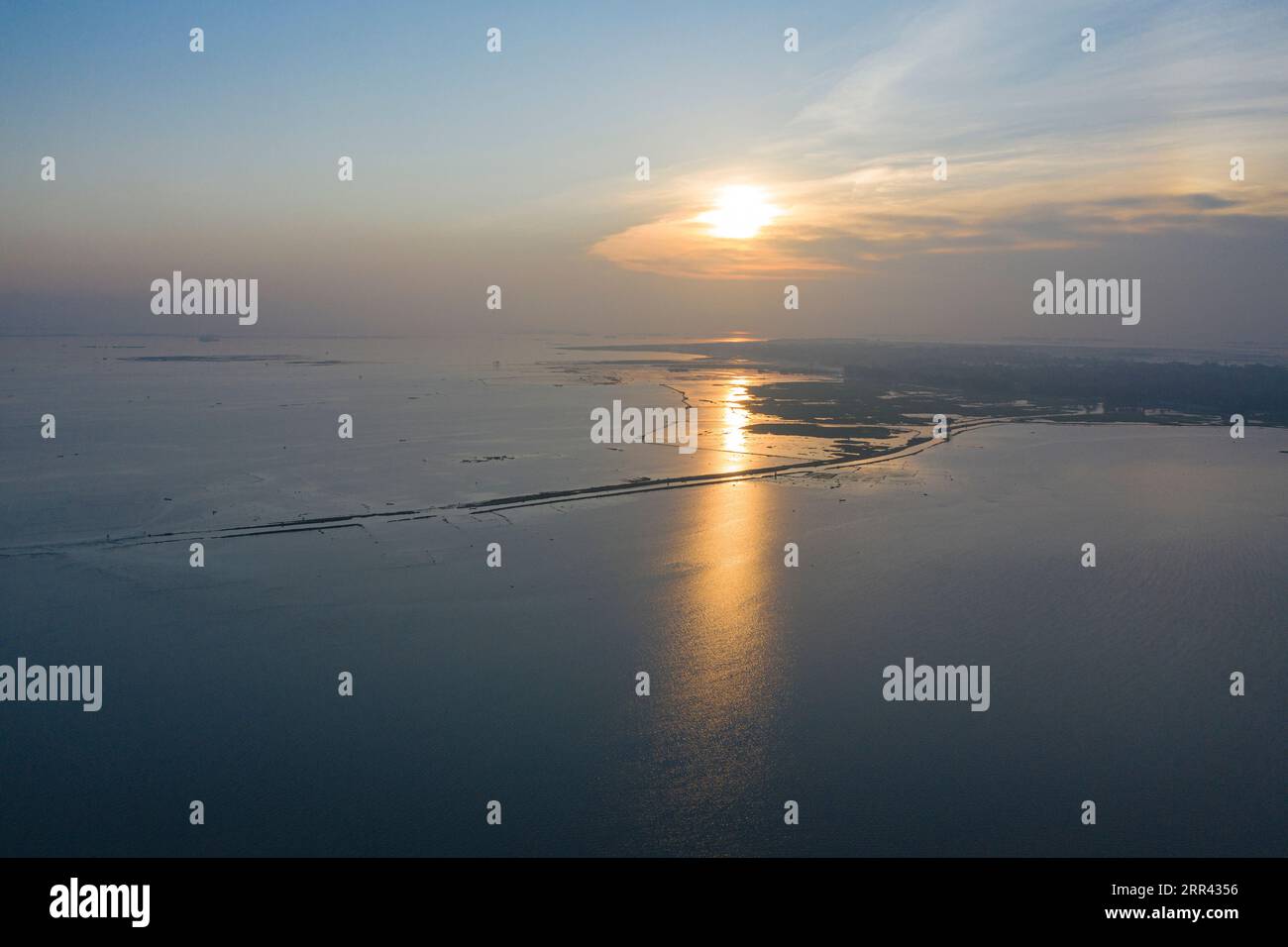 Aerial view of the Nikli Haor, Kishorganj, Bangladesh Stock Photo - Alamy