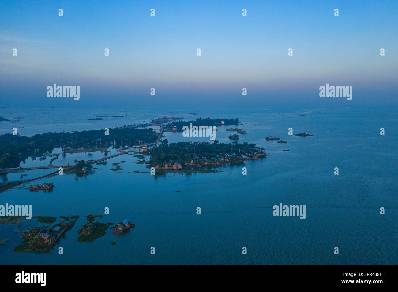 Aerial view of the Nikli Haor, Kishorganj, Bangladesh Stock Photo - Alamy