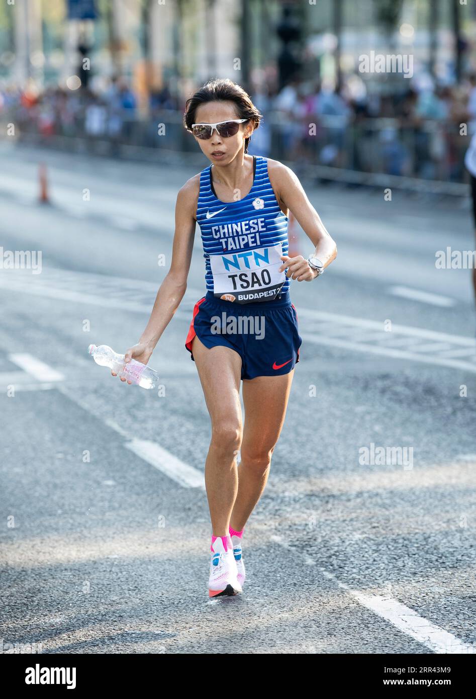 Chun-Yu Tsao of Chinese Taipei competing in the women’s marathon on day ...