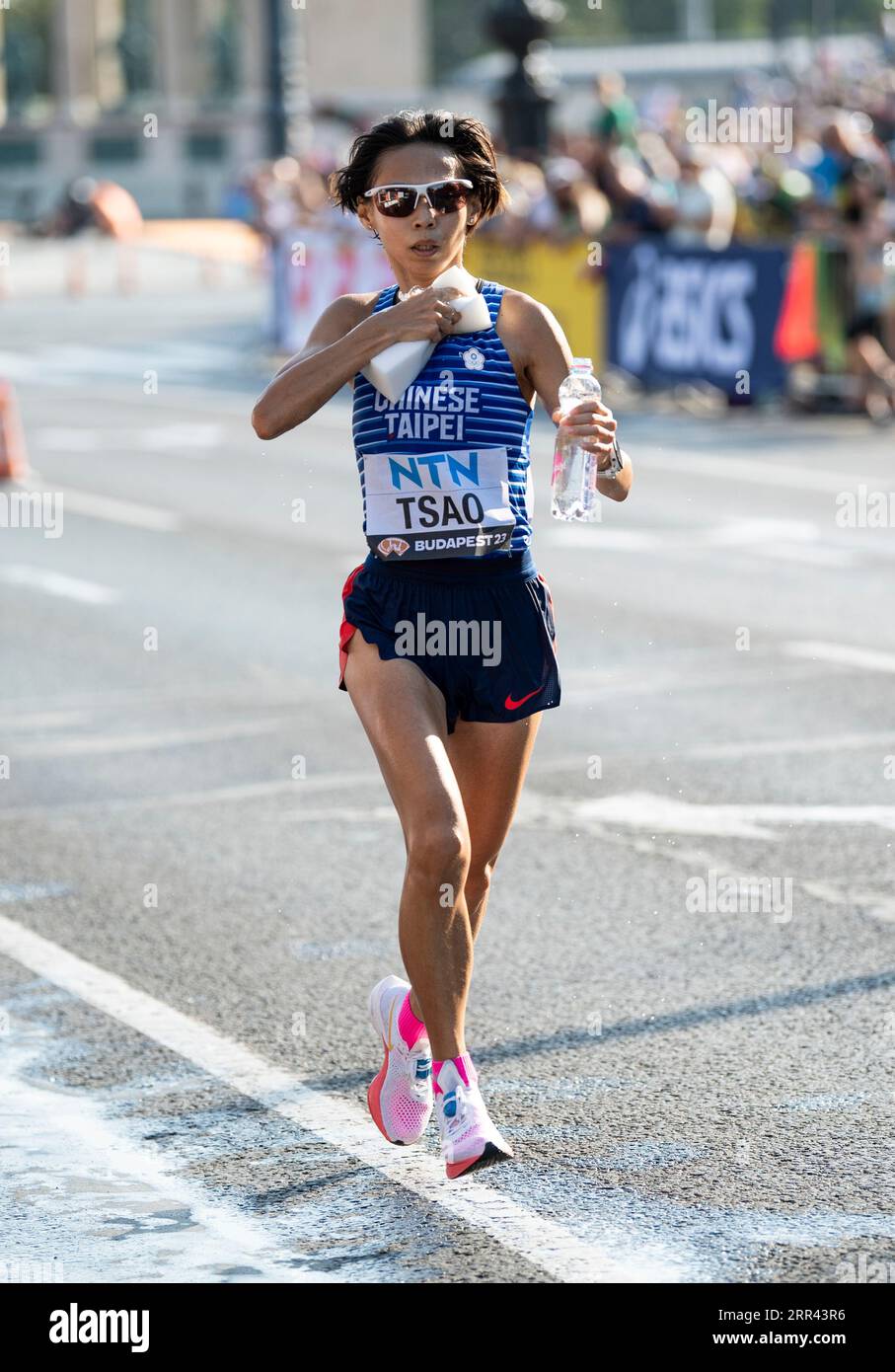Chun-Yu Tsao of Chinese Taipei competing in the women’s marathon on day ...