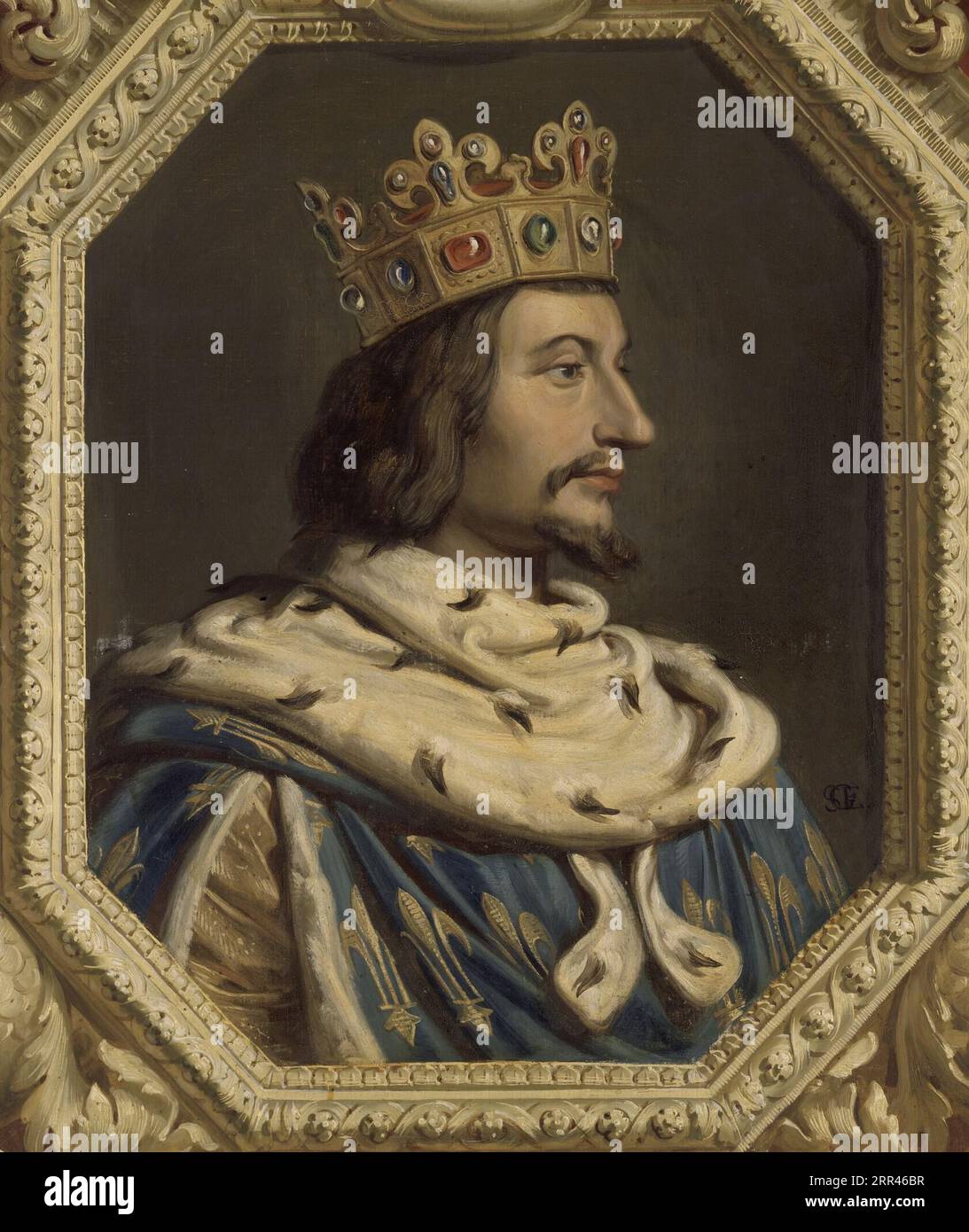 Charles V of France 1838 by Gillot Saint-Evre Stock Photo - Alamy