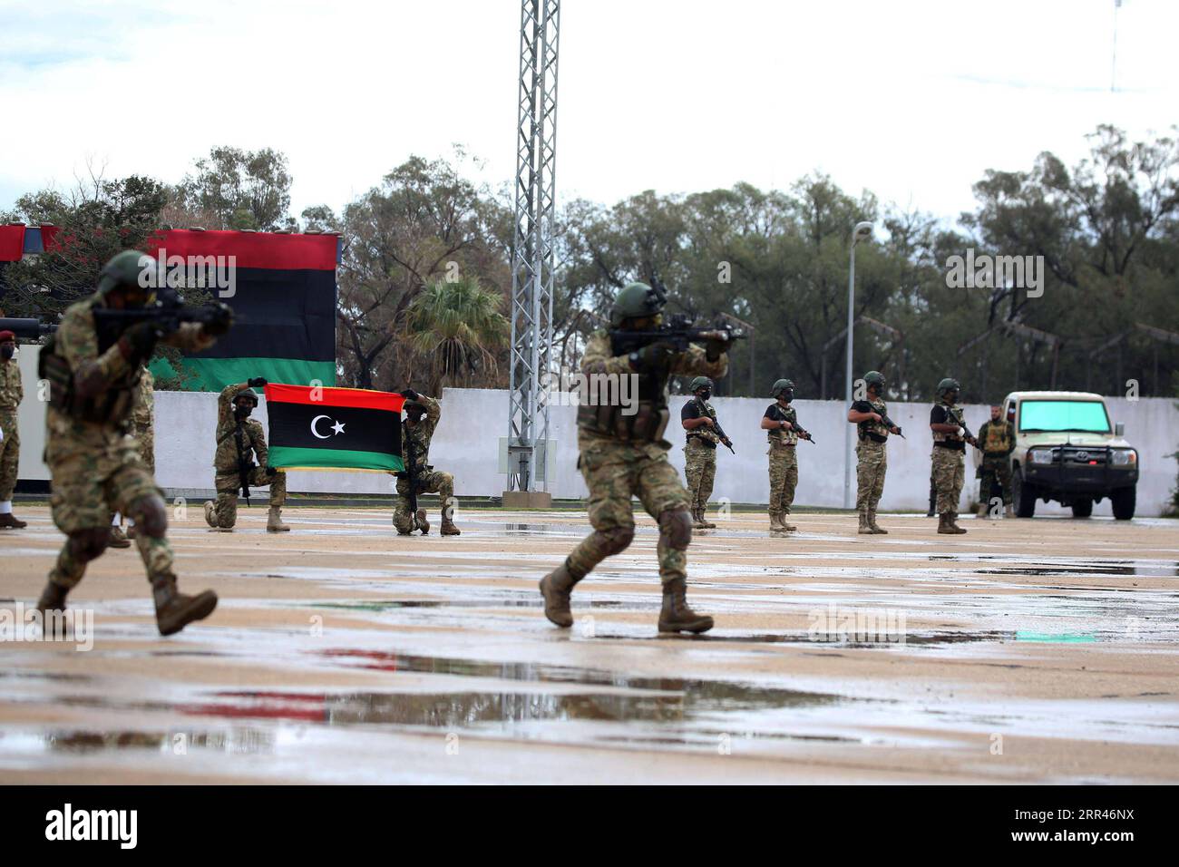 201122 -- TRIPOLI, Nov. 22, 2020 -- The special military forces of ...