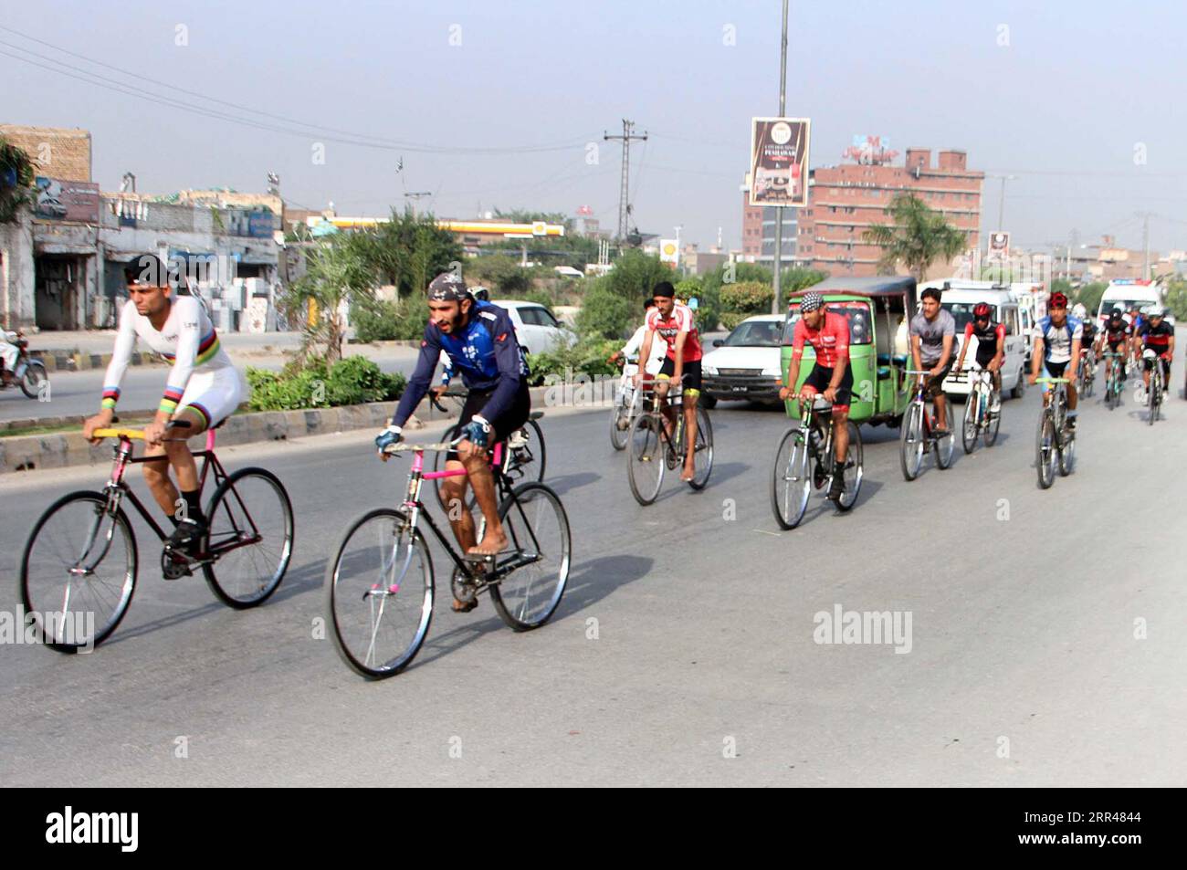 Participants are taking part in cycle race to pay homage to the Ghazis ...
