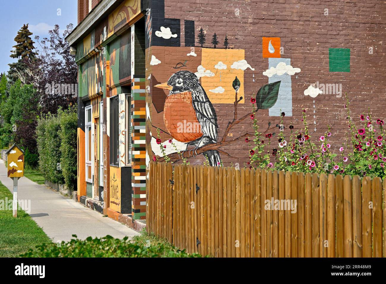 Calgary canada alberta mural hi-res stock photography and images - Alamy