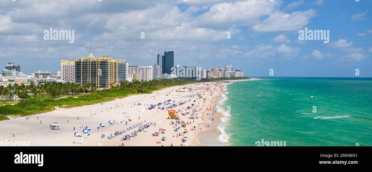 Aerial miami beach 2023 hi-res stock photography and images - Alamy