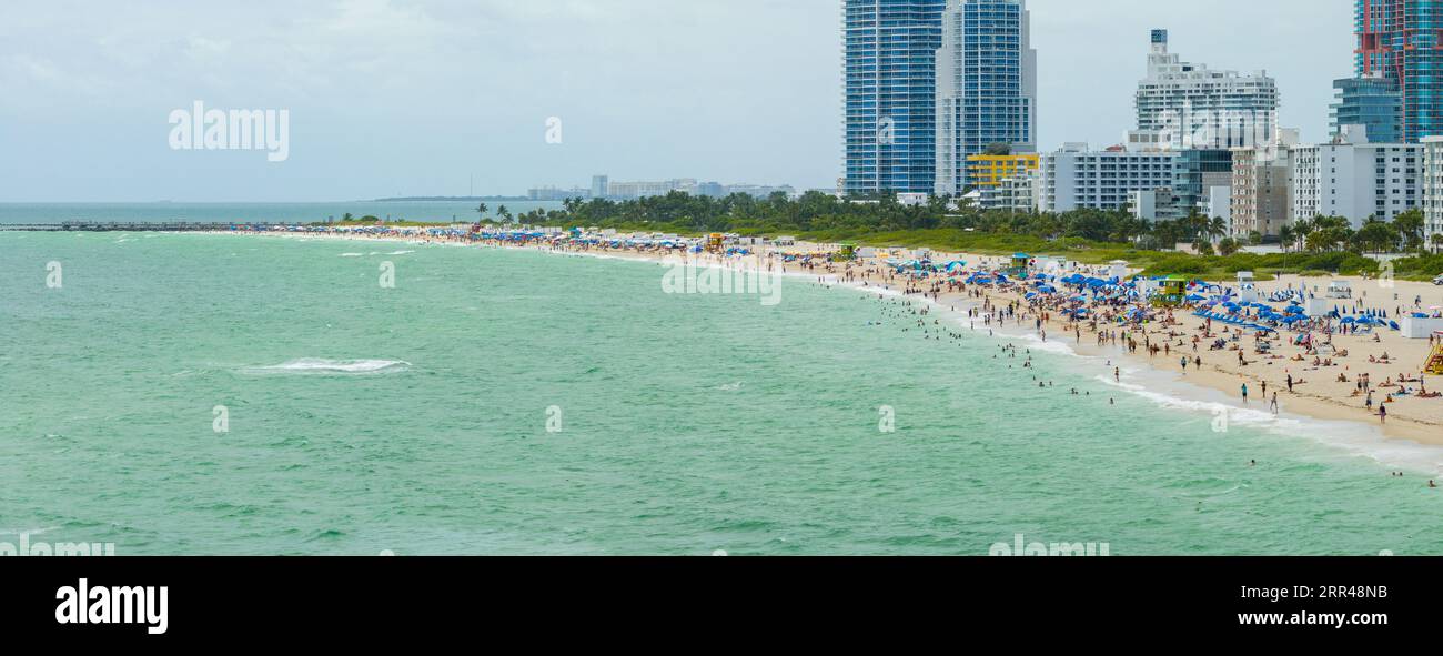 Aerial miami beach 2023 hi-res stock photography and images - Alamy