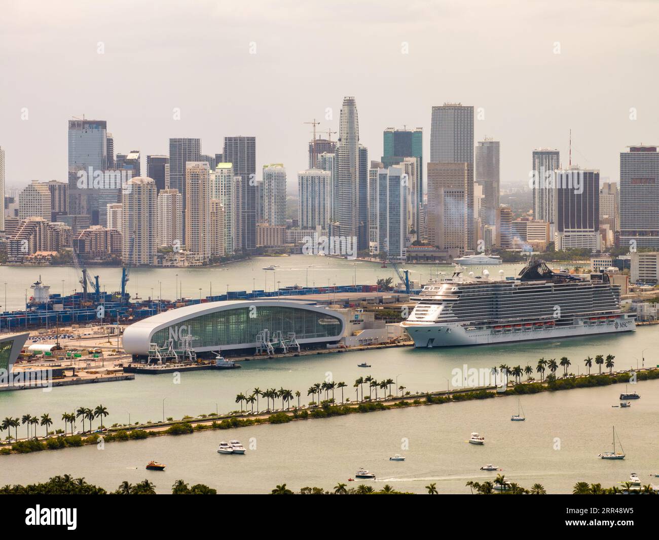 Aerial miami beach 2023 hi-res stock photography and images - Alamy