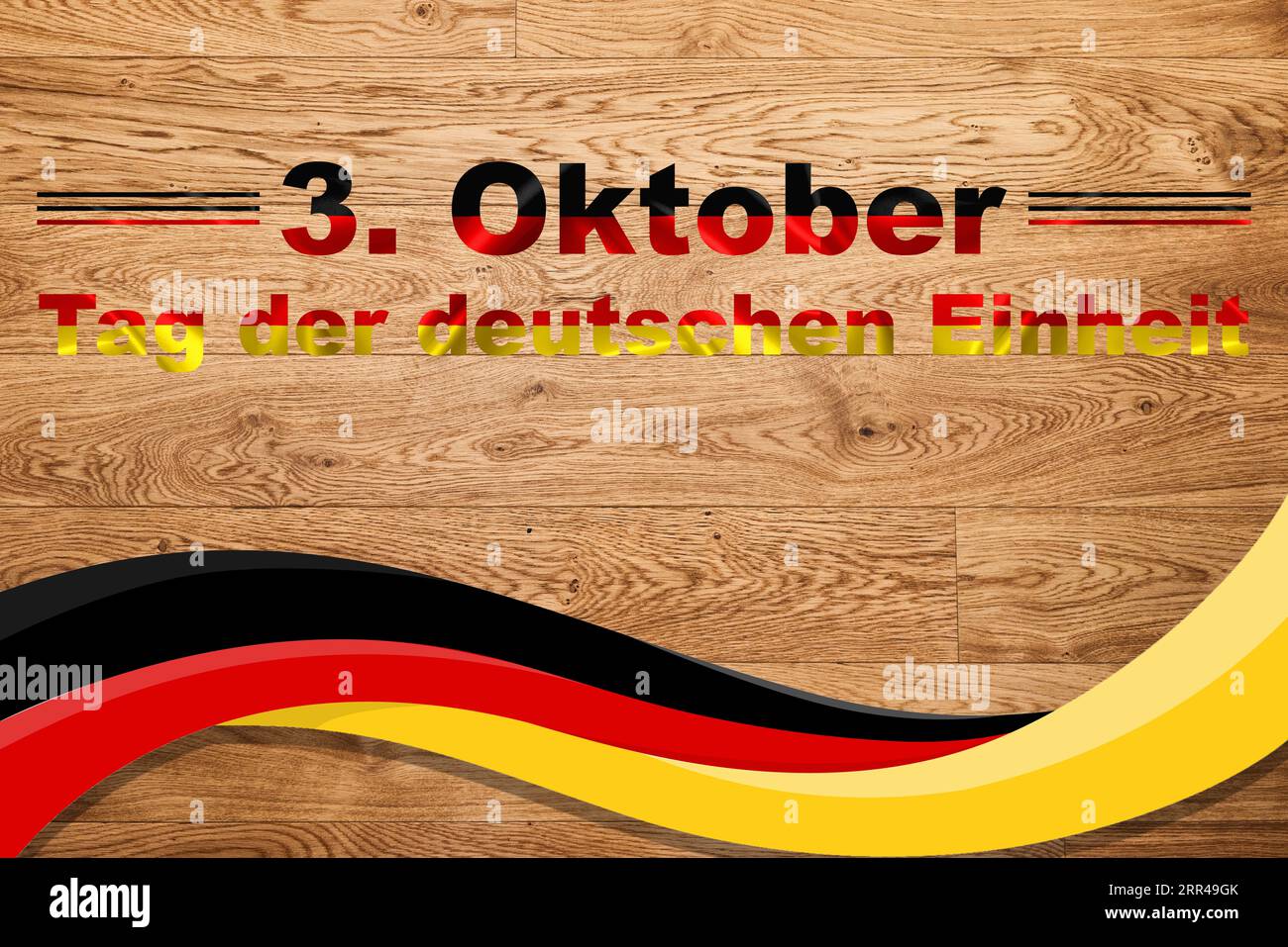 German Unity day - Tag der Deutschen Einheit. 3TH october. Creative ...