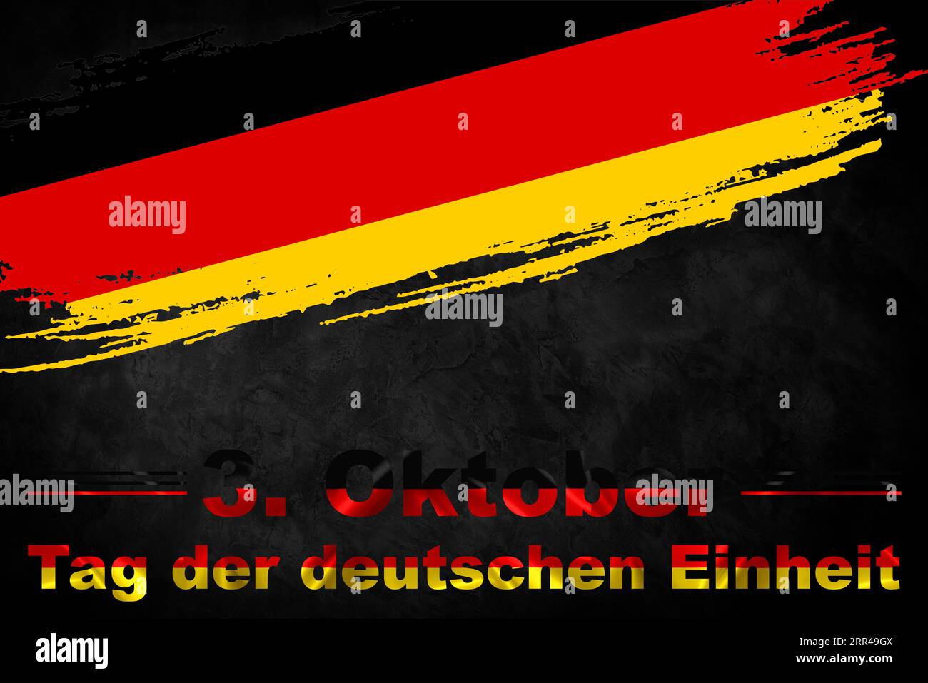German Unity Day Background Design. Translation : German Unity Day, 3rd ...
