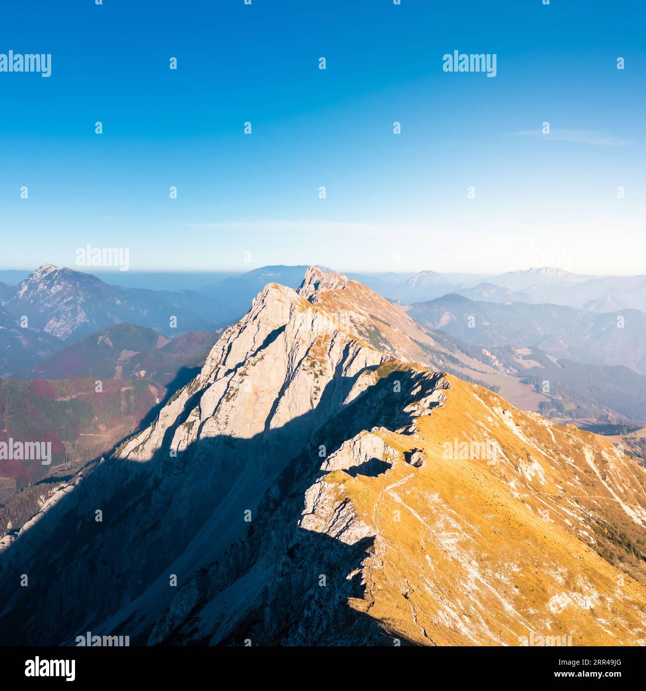 Aerial shot epic mountain ridge hi-res stock photography and images - Alamy