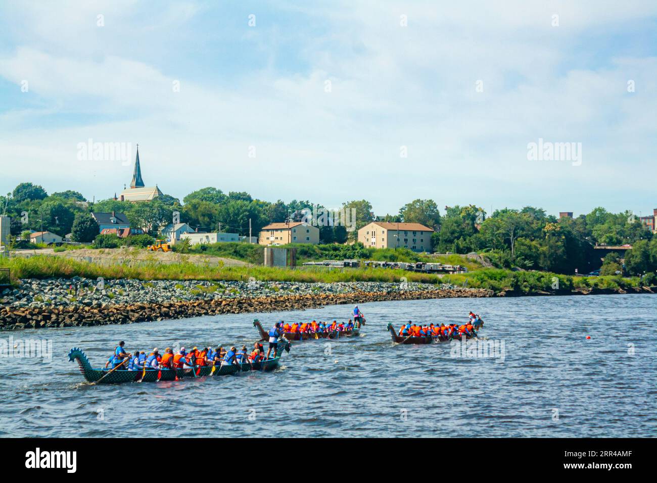 Rhode Island Chinese Dragon Boat Races and Taiwan Day Festival Stock ...