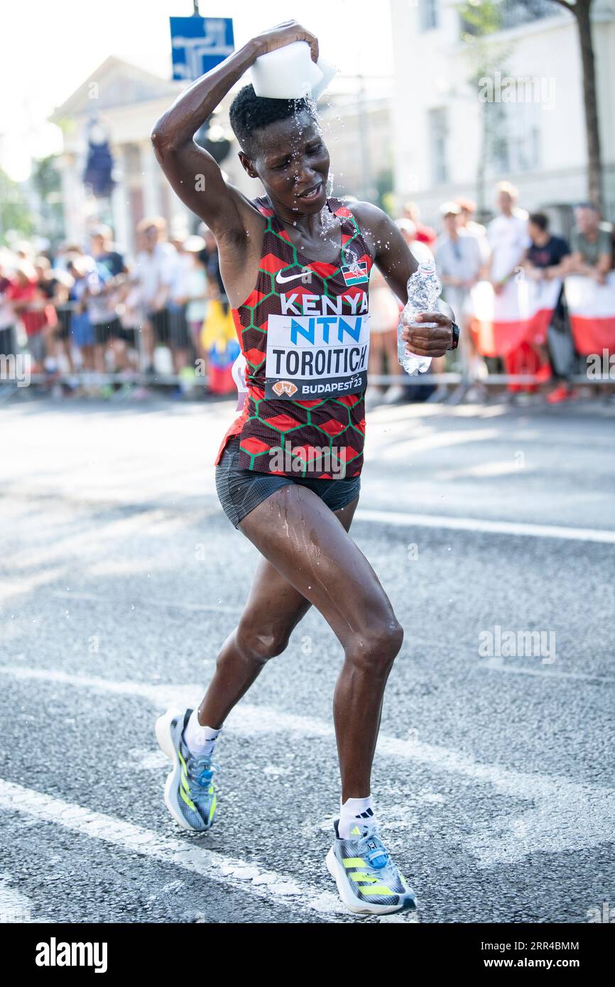 Shyline Jepkorir Toroitich of Kenya competing in the women’s marathon ...