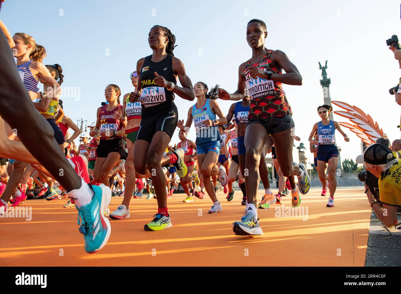 Shyline Jepkorir Toroitich of Kenya competing in the women’s marathon ...