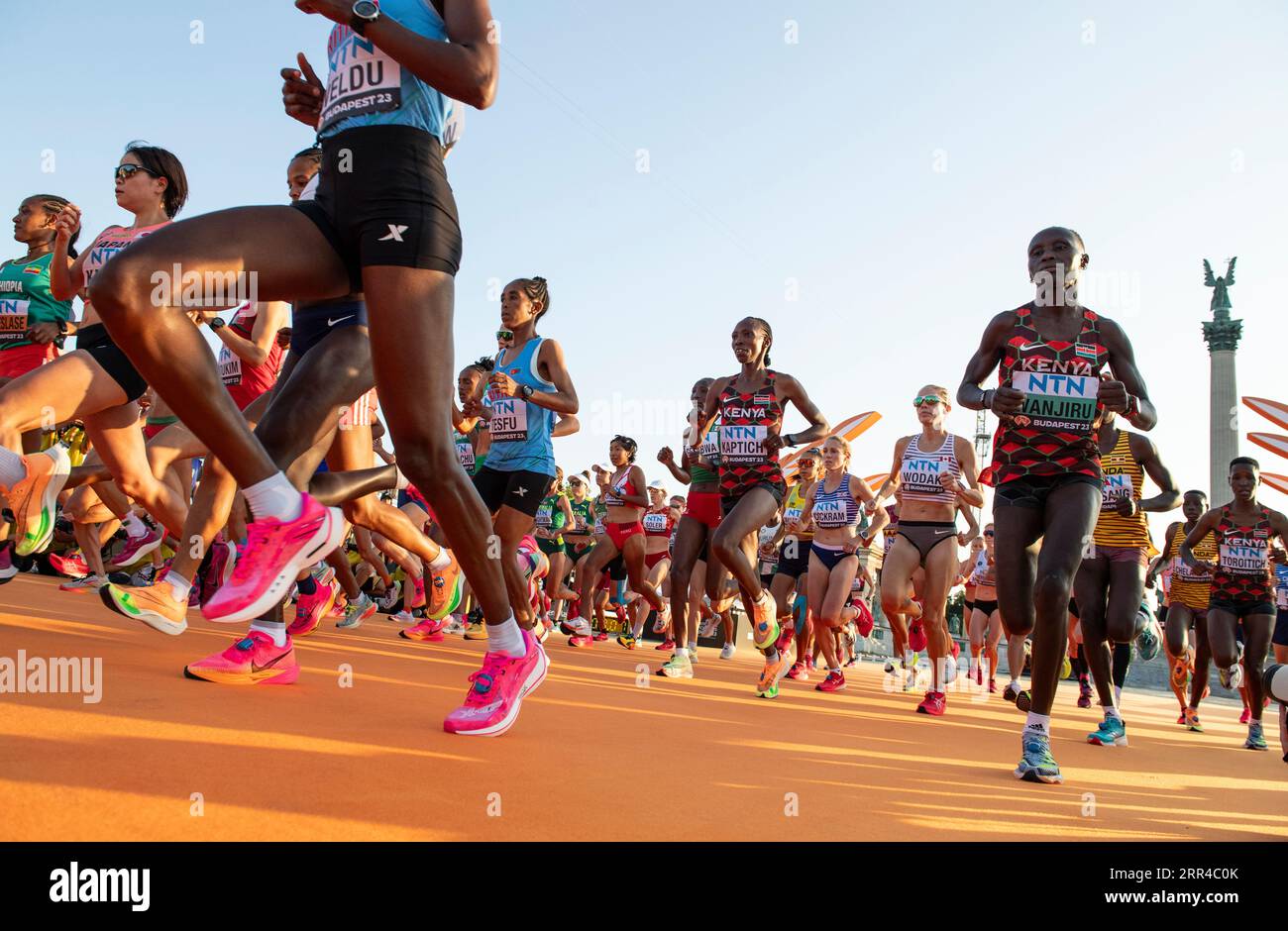 Shyline Jepkorir Toroitich of Kenya competing in the women’s marathon ...