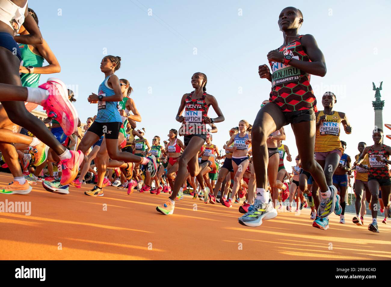 Shyline Jepkorir Toroitich of Kenya competing in the women’s marathon ...