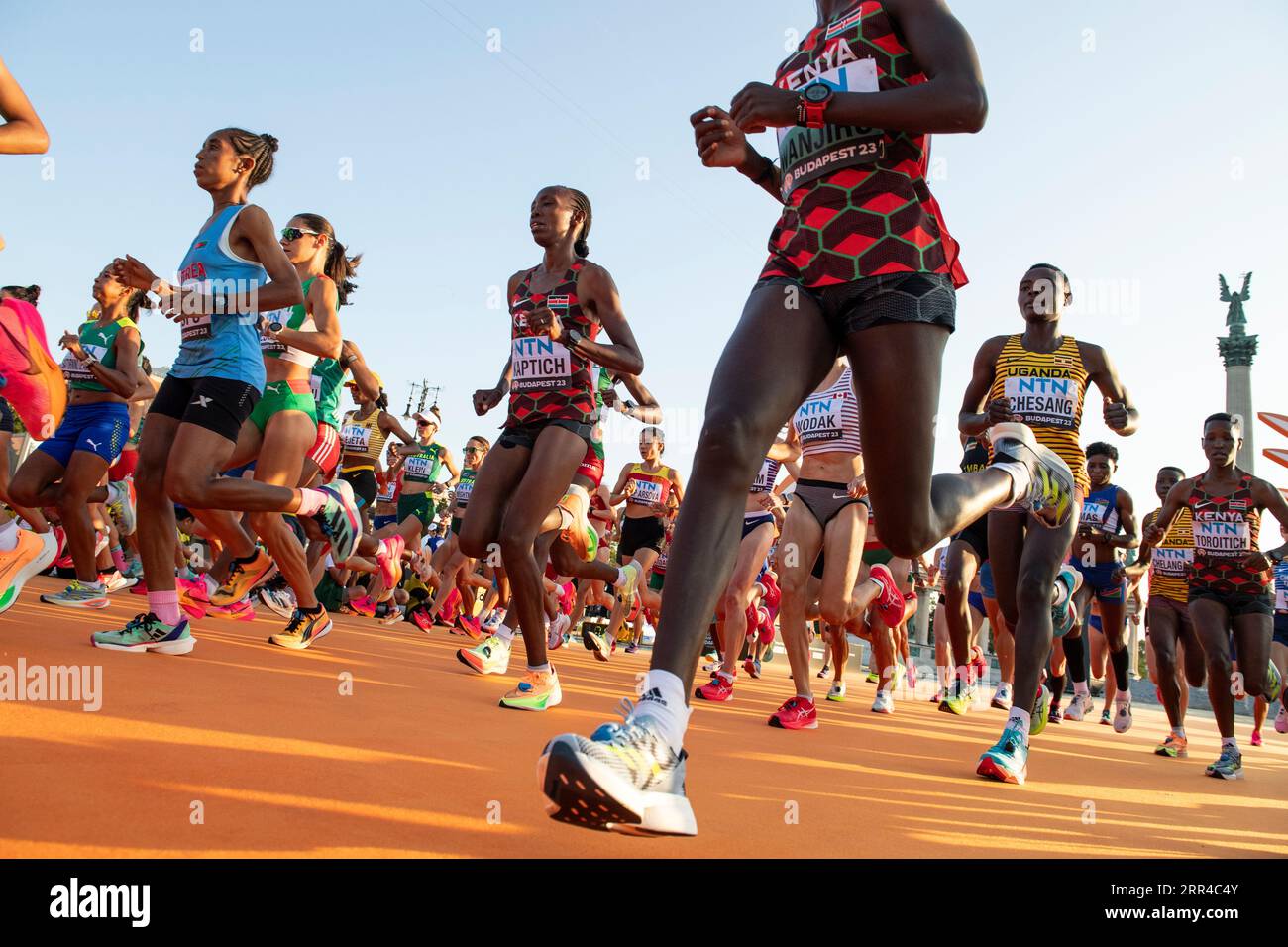 Shyline Jepkorir Toroitich of Kenya competing in the women’s marathon ...