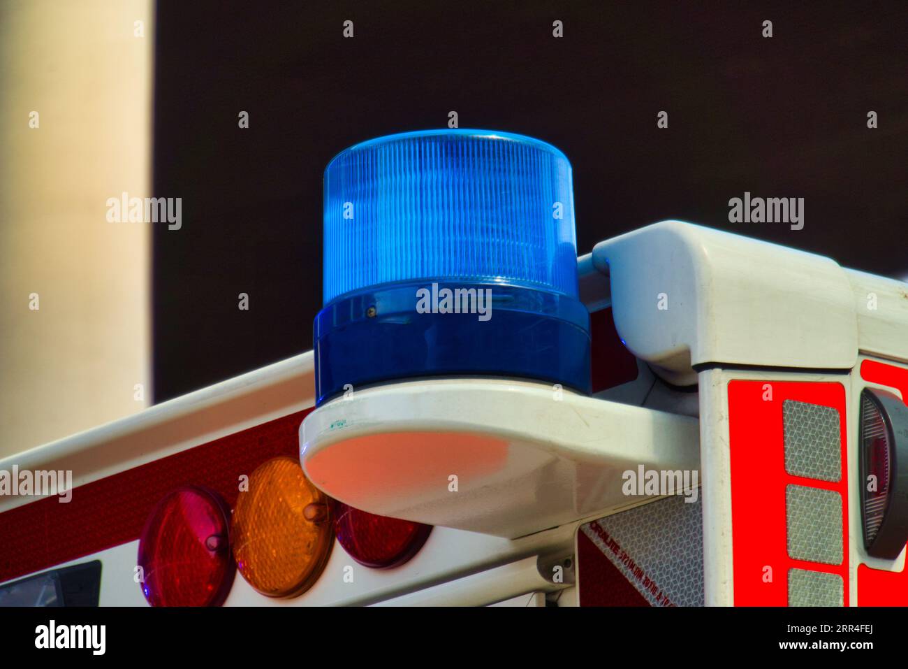 lights of an emergency vehicle Stock Photo - Alamy