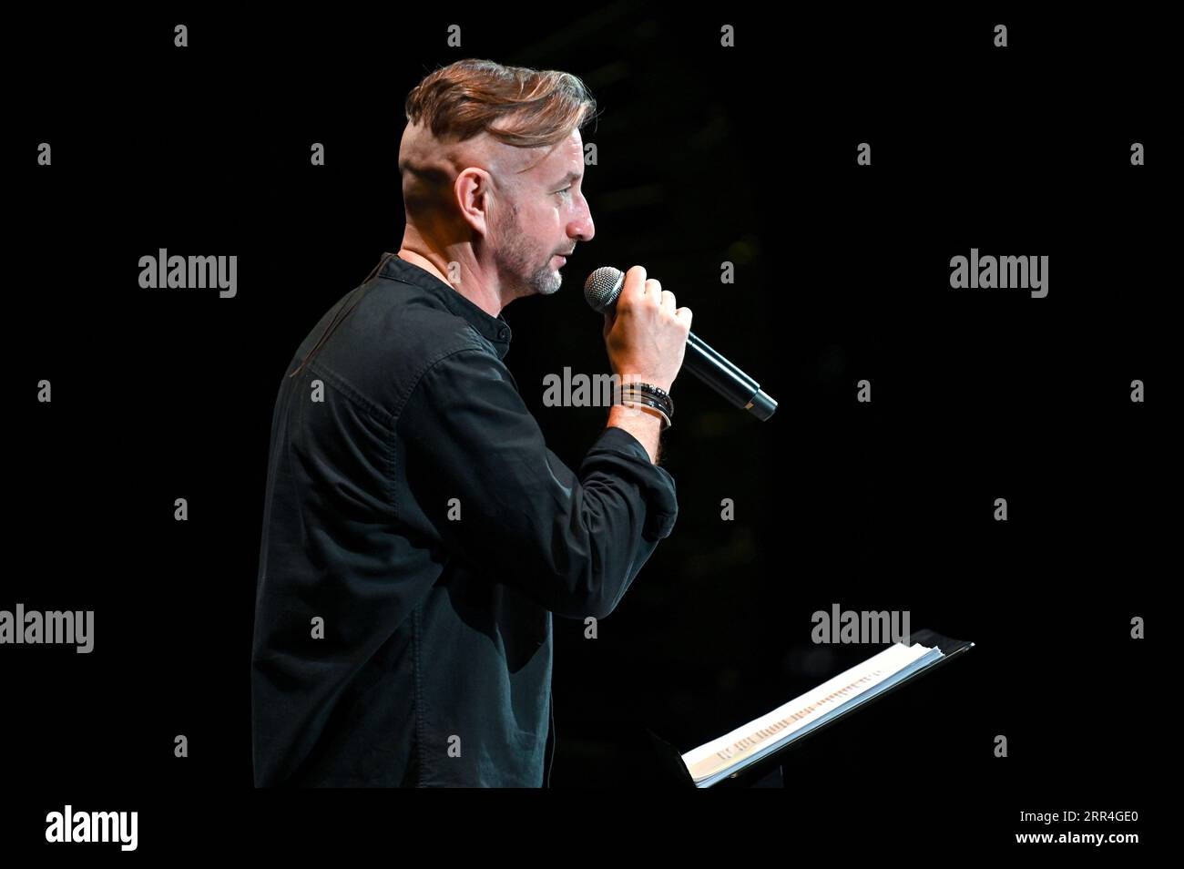 Non Exclusive: LVIV, UKRAINE - SEPTEMBER 5, 2023 - Ukrainian writer and ...